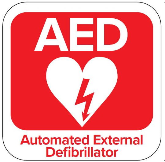 Small AED (Defib) Sticker – The Defib Store